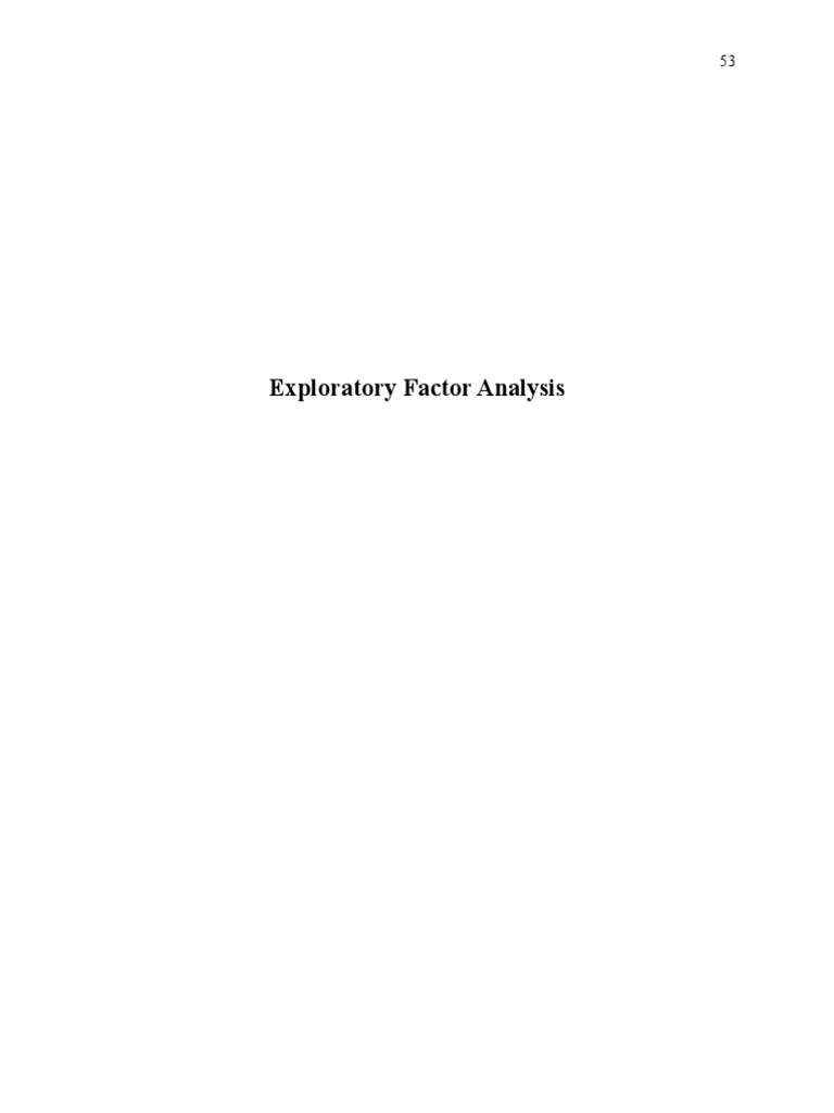 Workshop3 Bangert Factor Analysis Tutorial and ExSurvey Items | PDF | Factor Analysis ...