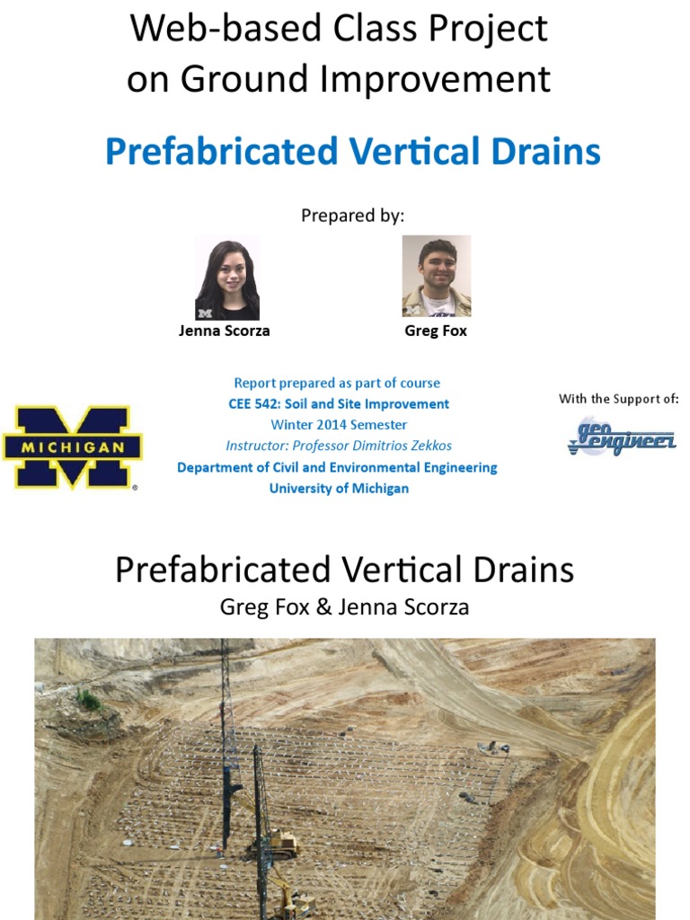 Prefabricated Vertical Drains | PDF | Soil | Drainage