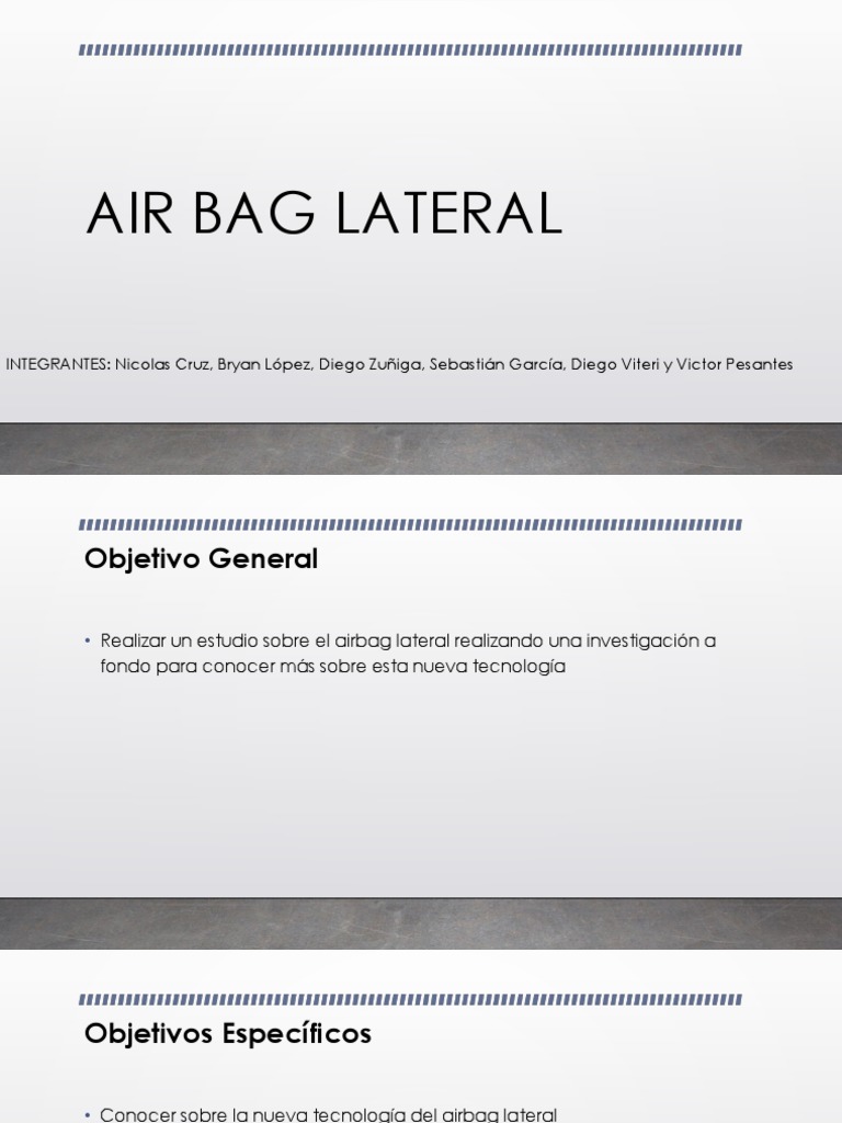 Air Bag Lateral | PDF | Airbag | Vehículos
