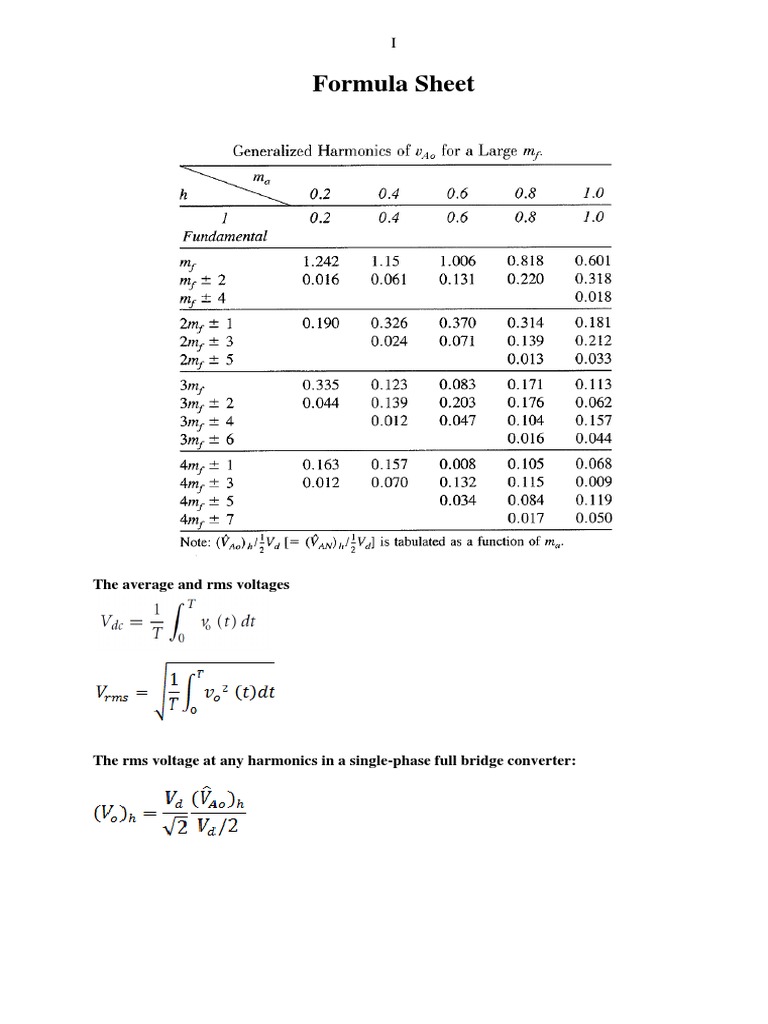Voltage Calculations for Rectifiers | PDF