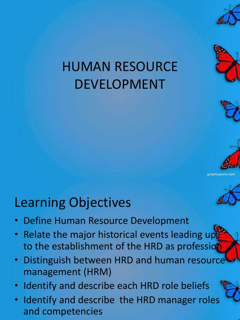 Human Resource Development | PDF | Human Resource Management | Human ...