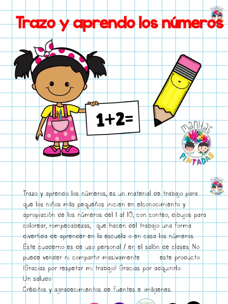 Trazo y Aprendo Los Números Completo PDF PDF | PDF