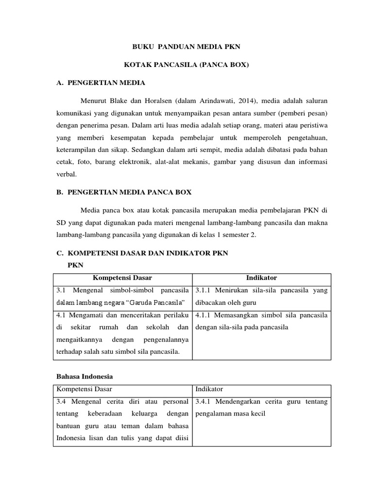 Buku Panduan Media PKN | PDF