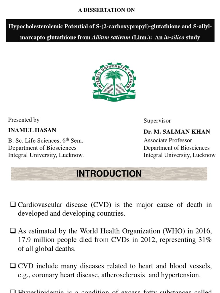 Inamul Final PPT 180419 | PDF | Cardiovascular Diseases | Statin