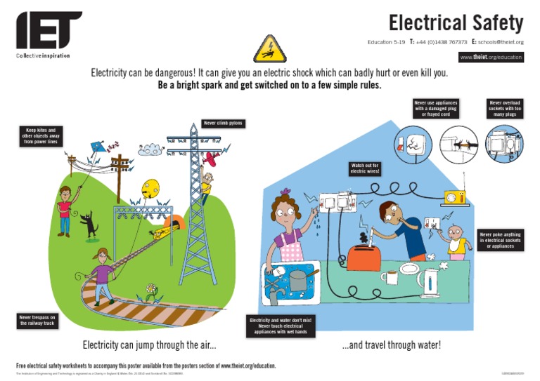 Electrical Safety Rules for Kids | PDF | Equipment | Wire