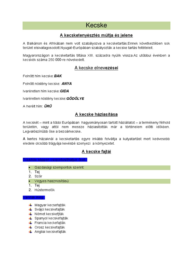 Szabo Kecske PDF | PDF