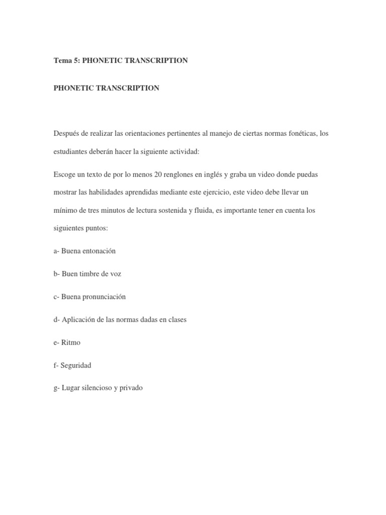 Phonetic Transcription Task | PDF | Valentine's Day | Emotions