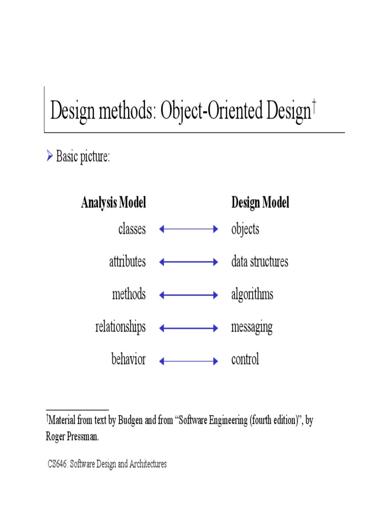 Design Methods Three | PDF | Object Oriented Programming | System