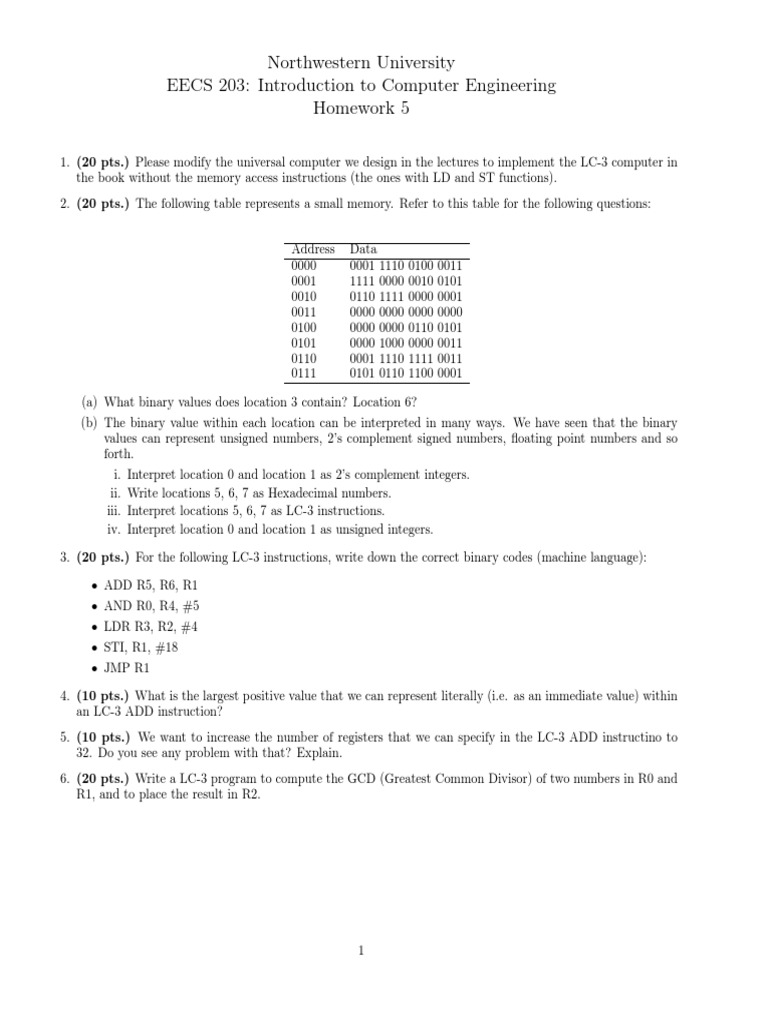 hw5 PDF | PDF | Teaching Methods & Materials | Technology & Engineering