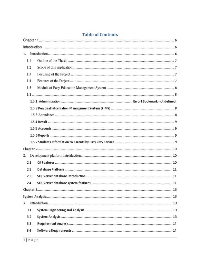 School Management System Project Documen | PDF | Microsoft Sql Server ...
