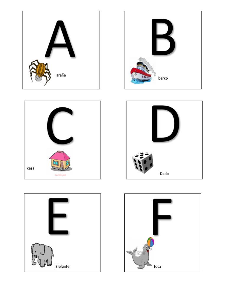 Lista de Palabras por Letra del Alfabeto | PDF