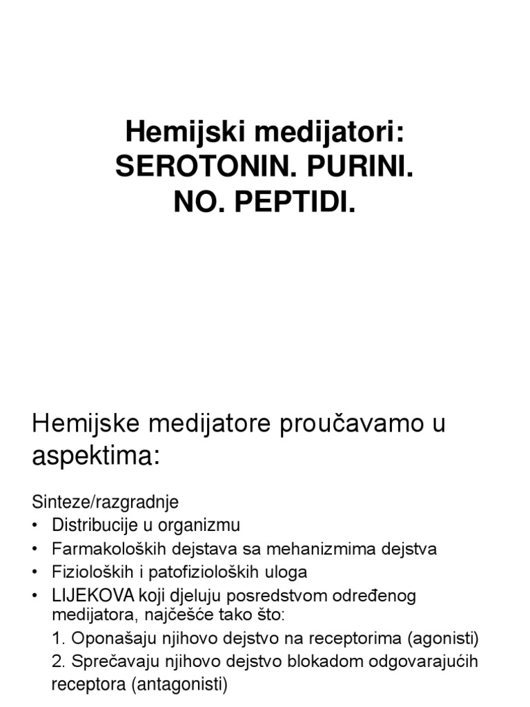 Hemijski Medijatori | PDF