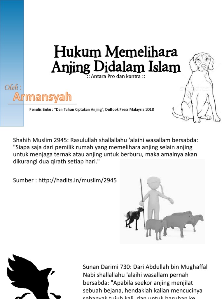 Presentasi Hukum Anjing Menurut Islam | PDF