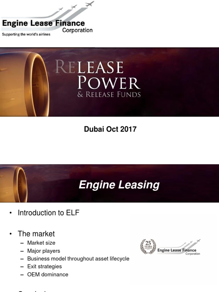 Engine Leasing Market | Download Free PDF | Lease | Business