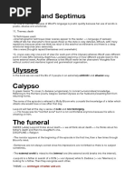 Ulysses Chapter Summaries | PDF | Ulysses (Novel)