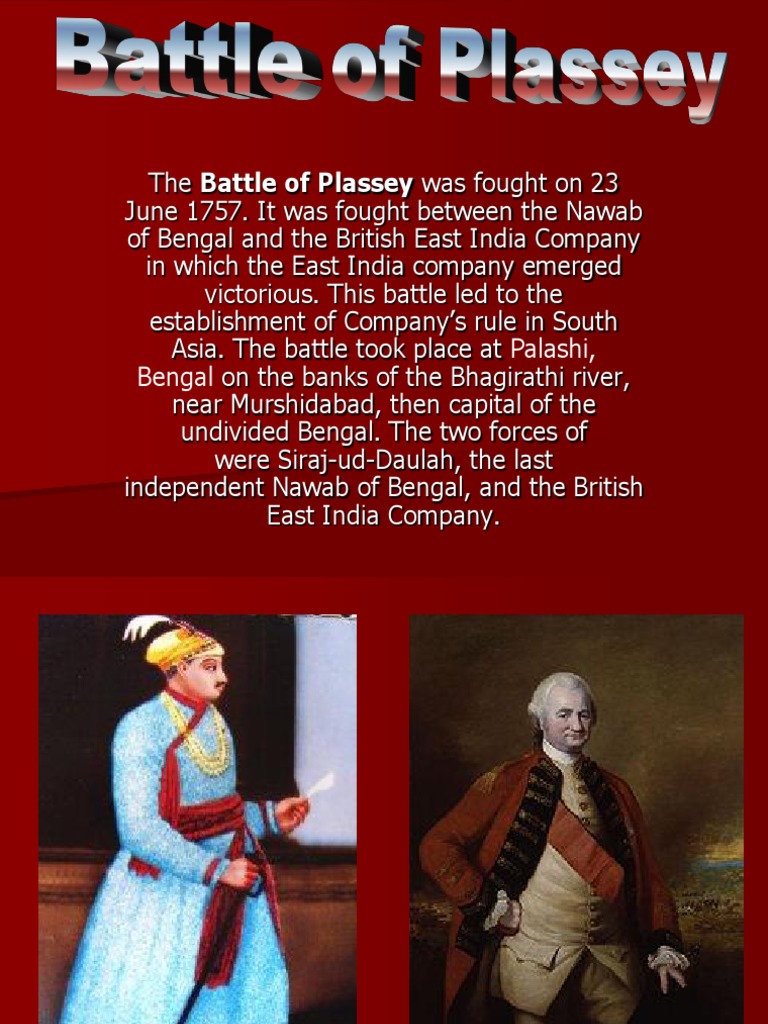 Battle of Plassey | PDF | British India | Military Science
