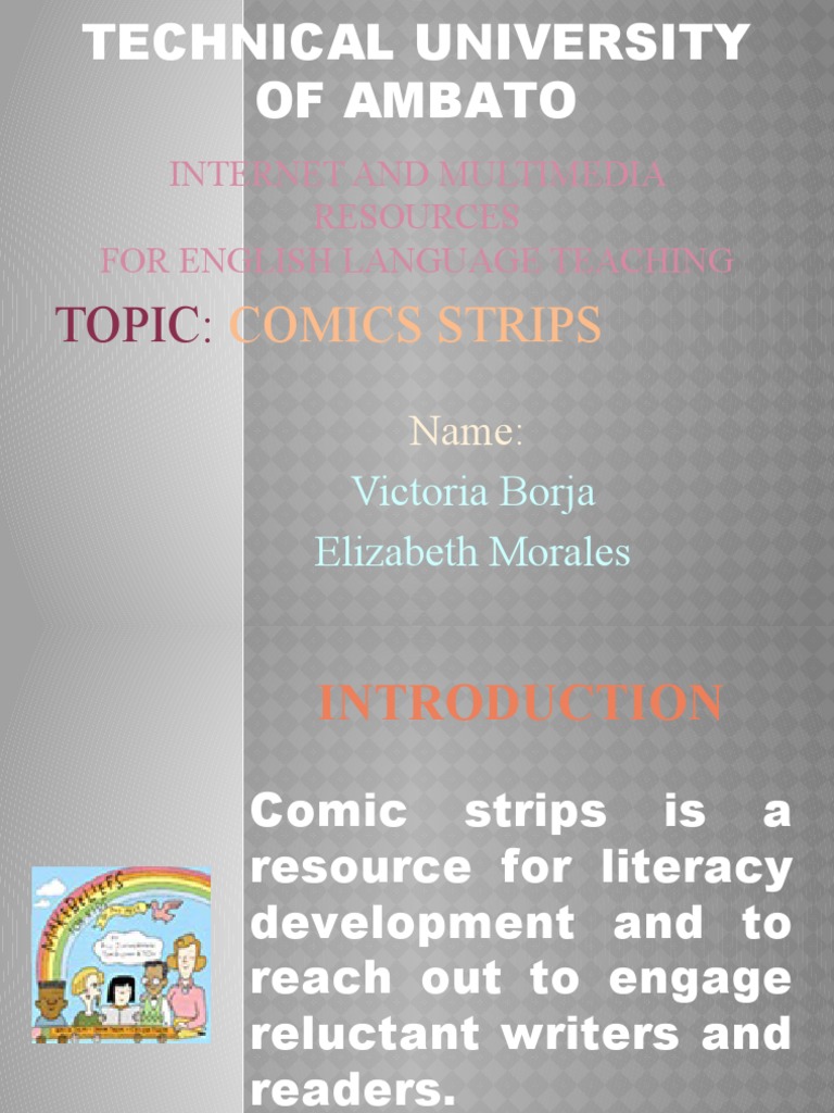 Using Comic Strips in English Teaching | PDF | Foreign Language Studies