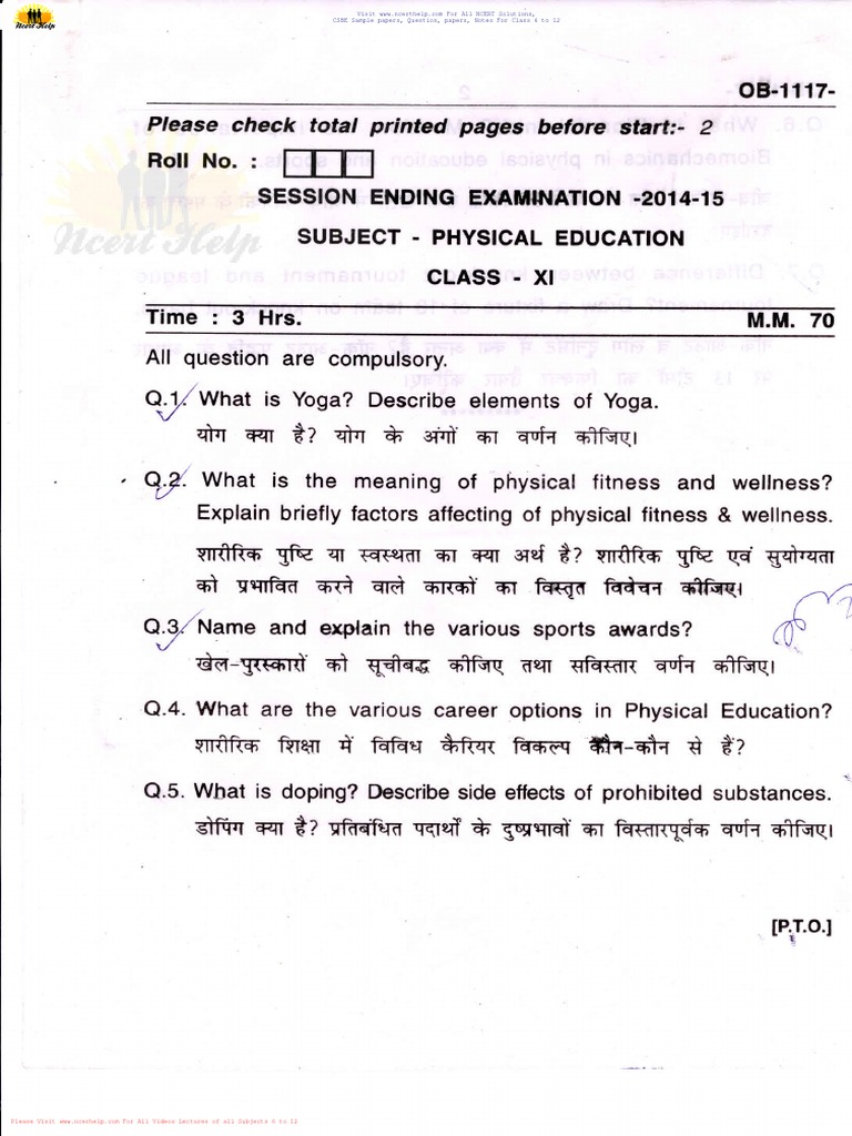 CSBE Sample Papers, Question, Papers, Notes For Class 6 To 12 | PDF