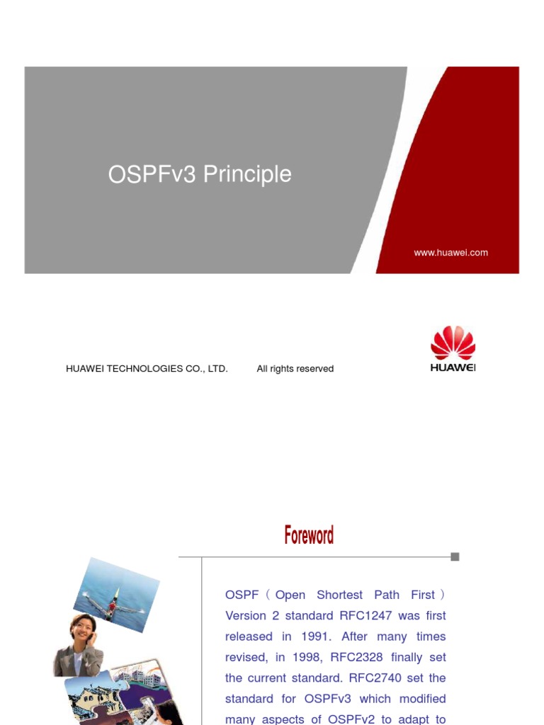 3.1 Odc112015 Ospfv3 Principle Issue1.00 | PDF | Telecommunications | Computer Networking