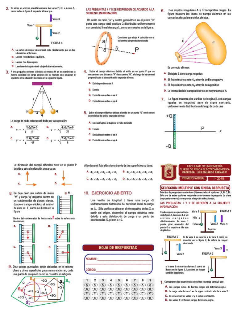 Fisica | PDF | Carga eléctrica | Campo eléctrico