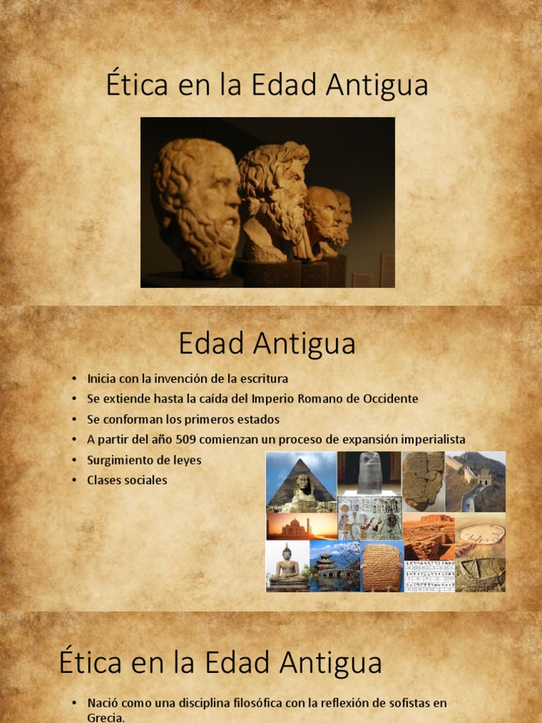 Etica en La Edad Antigua | PDF | Historia antigua | Antigua Grecia