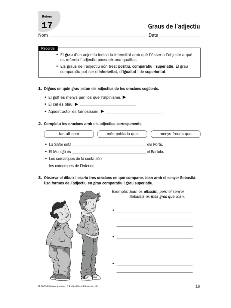 6-Graus de L'adjectiu