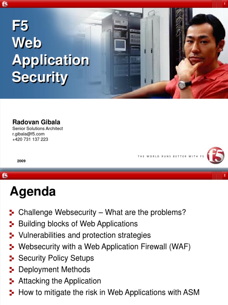 F5 Web Application Security: Radovan Gibala | Download Free PDF | Denial Of Service Attack ...