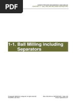 Ball Mill Grinding Process Handbook | PDF | Mill (Grinding) | Speed