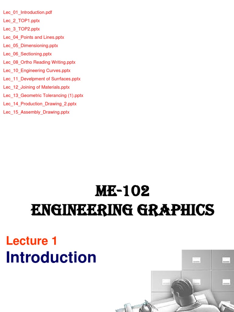 Engineering Drawing Slides PDF | PDF | Technical Drawing | Infographics