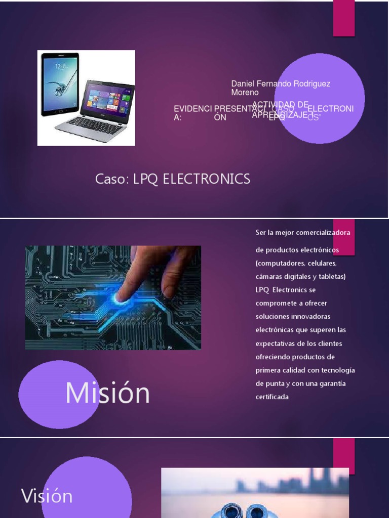 3-Evidencia Presentación Caso LPQ Electronics | PDF | Calidad (comercial) | Business
