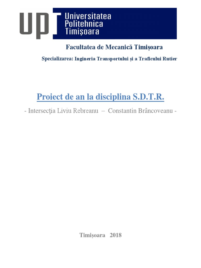 Proiect SDTR | PDF