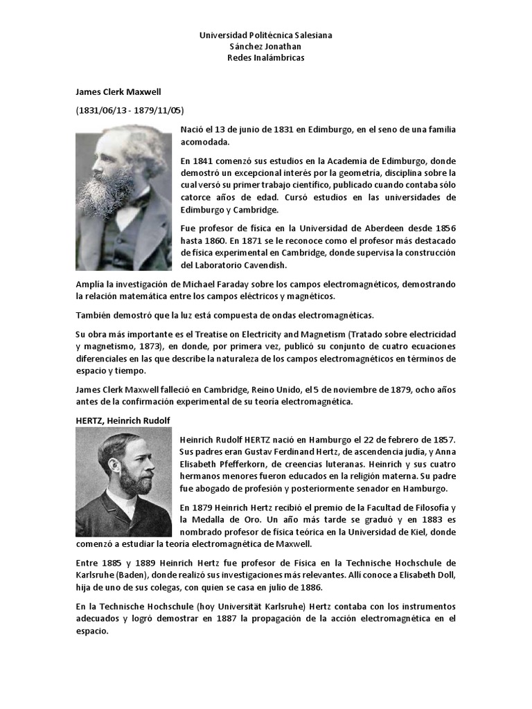 James Clerk Maxwell | PDF | James Clerk Maxwell | Física