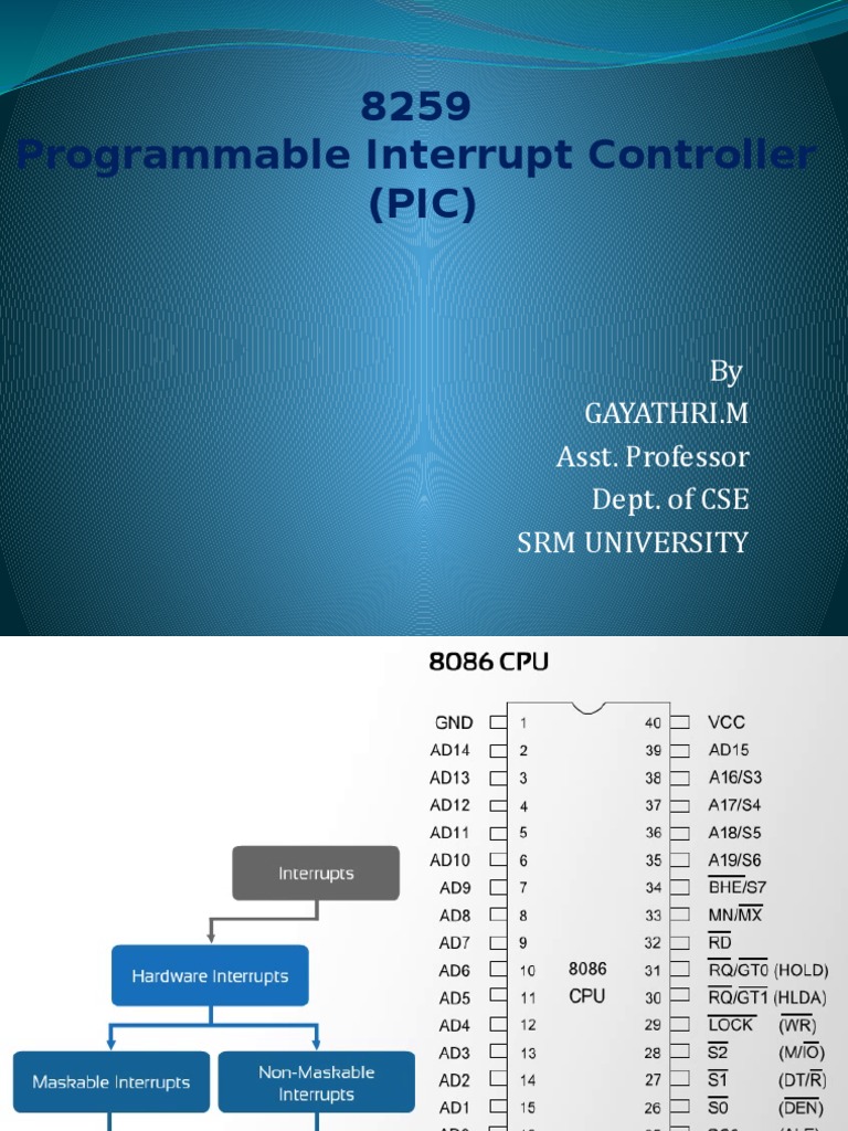 8259 Programmable Interrupt Controller (PIC) Guide | PDF | Operating ...