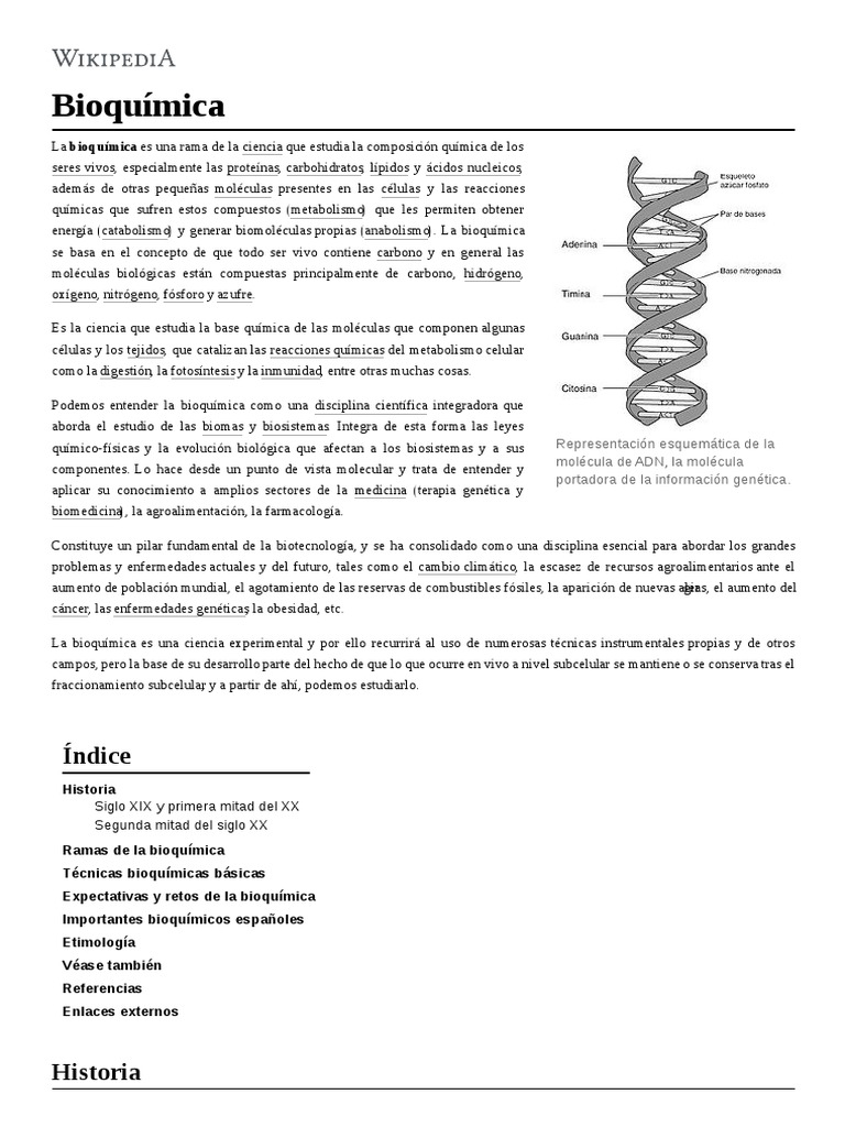 Bioquímica | PDF | Bioquímica | Química