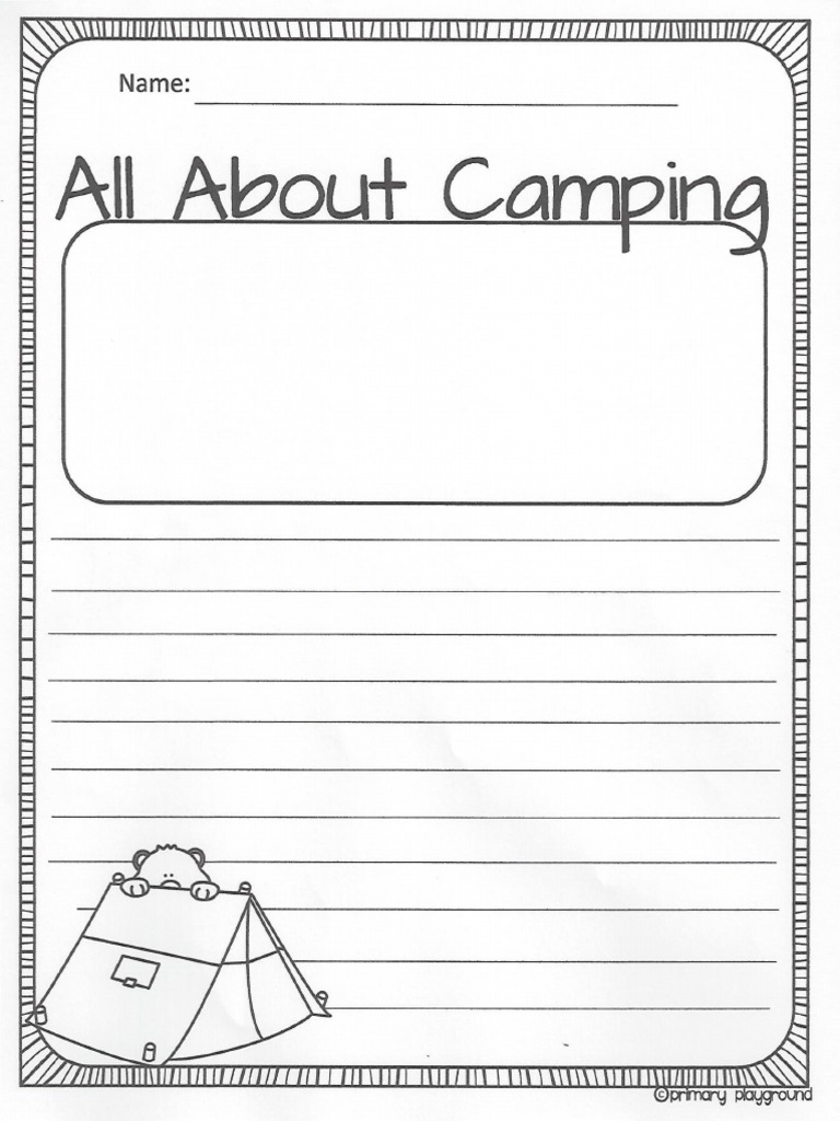 All About Camping Writing | PDF