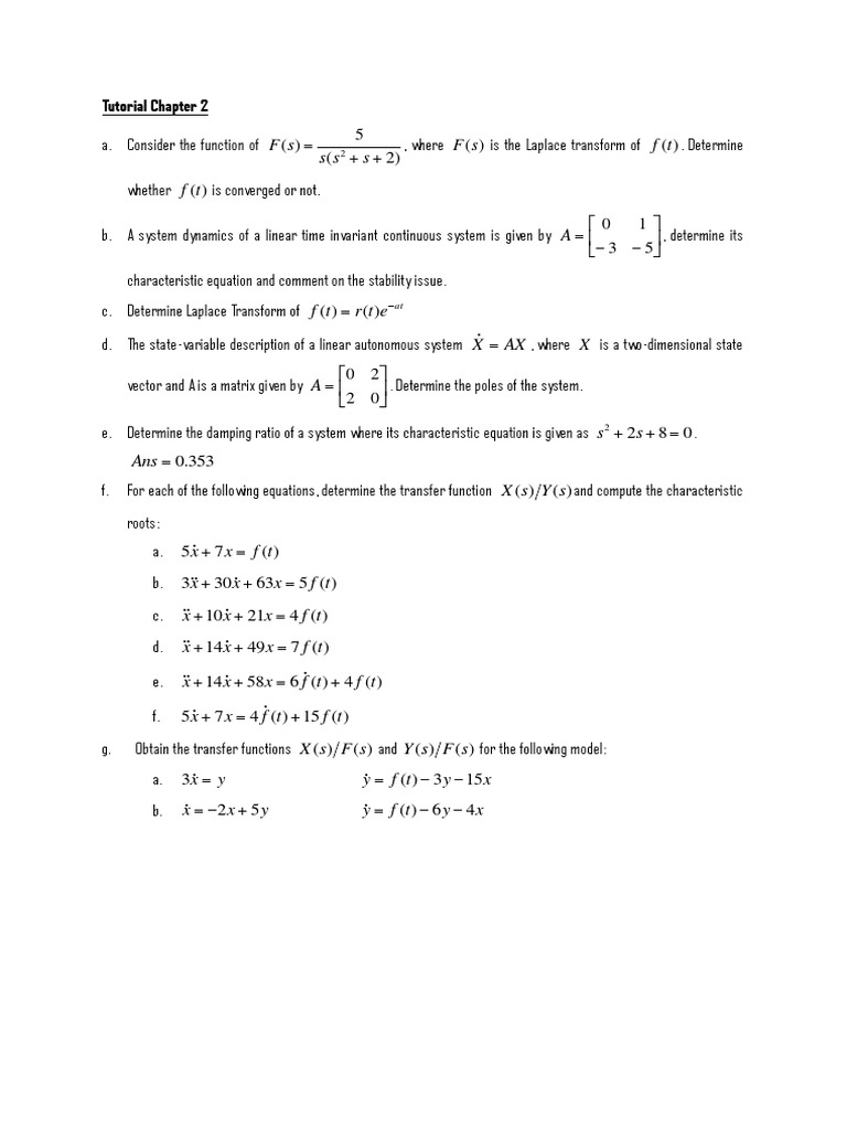 S S S S F F F: Tutorial Chapter 2 | PDF | Mathematical Concepts ...