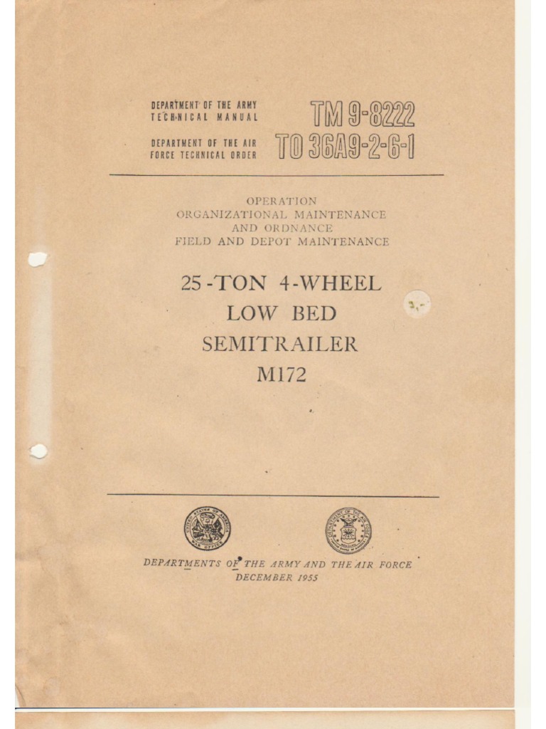 Military Maintenance Manual | PDF