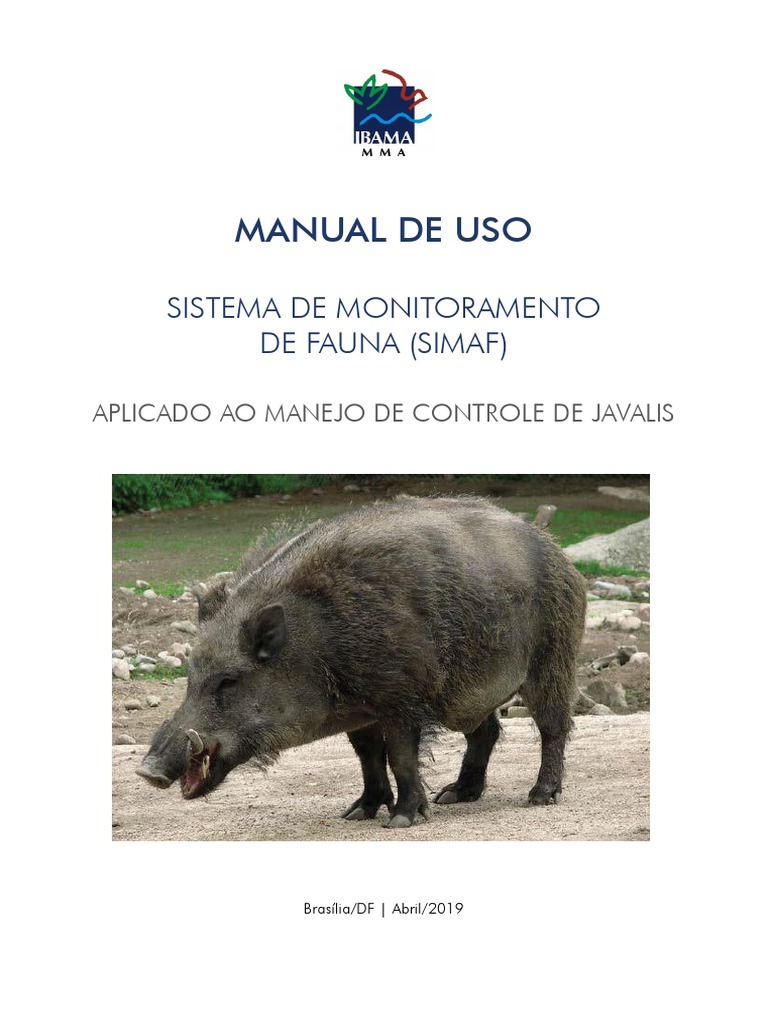 2019 Manual SIMAF Ibama v1 | PDF | Javali selvagem | Brasil