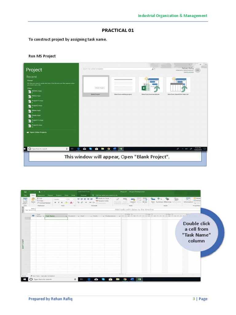 MS Project Manual | PDF | Software | Computing