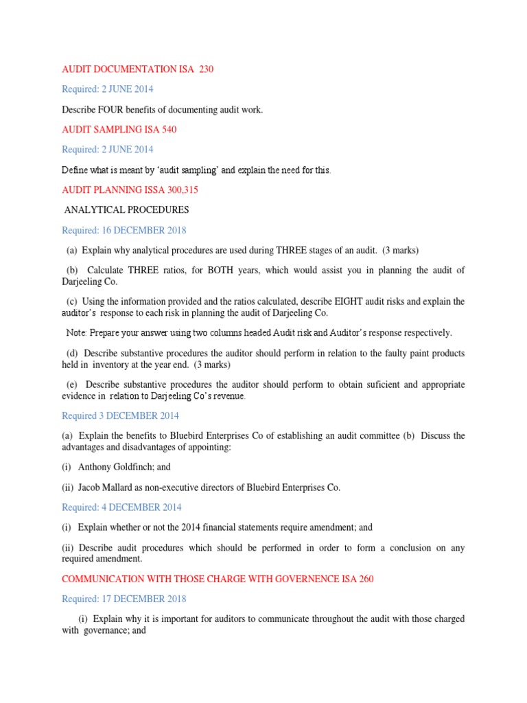 B3 | PDF | Going Concern | Audit