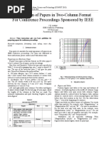 IEEE Template 1col 2sp | PDF | Typefaces | Bracket