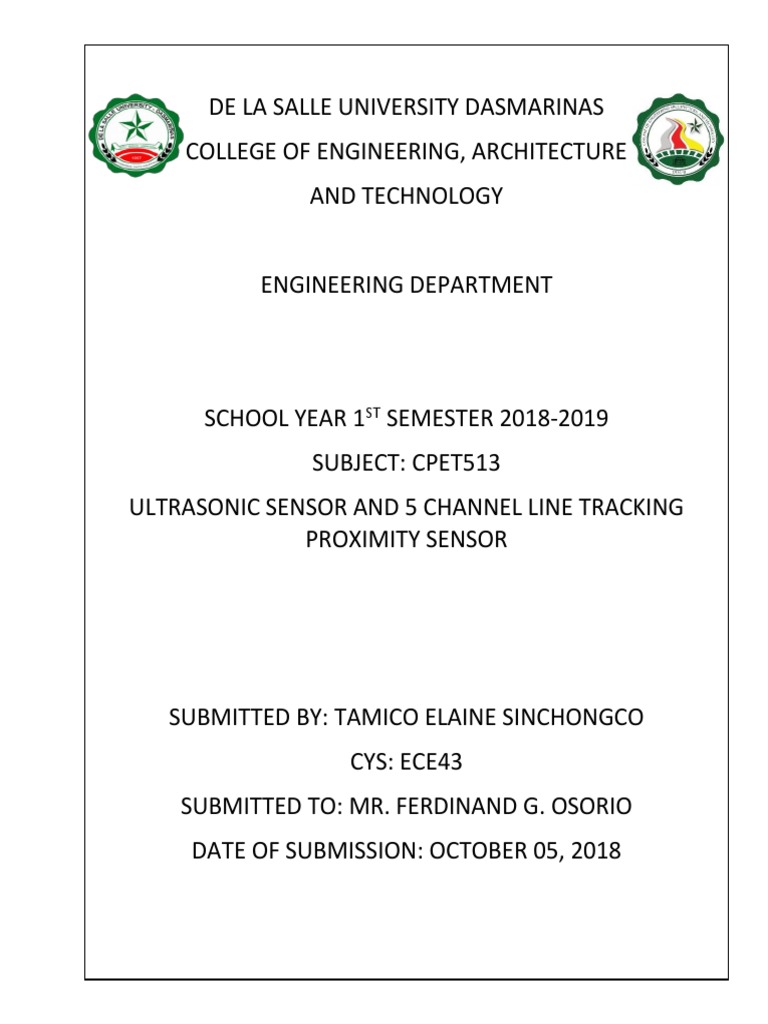Ultrasonic Sensor | PDF | Ultrasound | Unmanned Aerial Vehicle