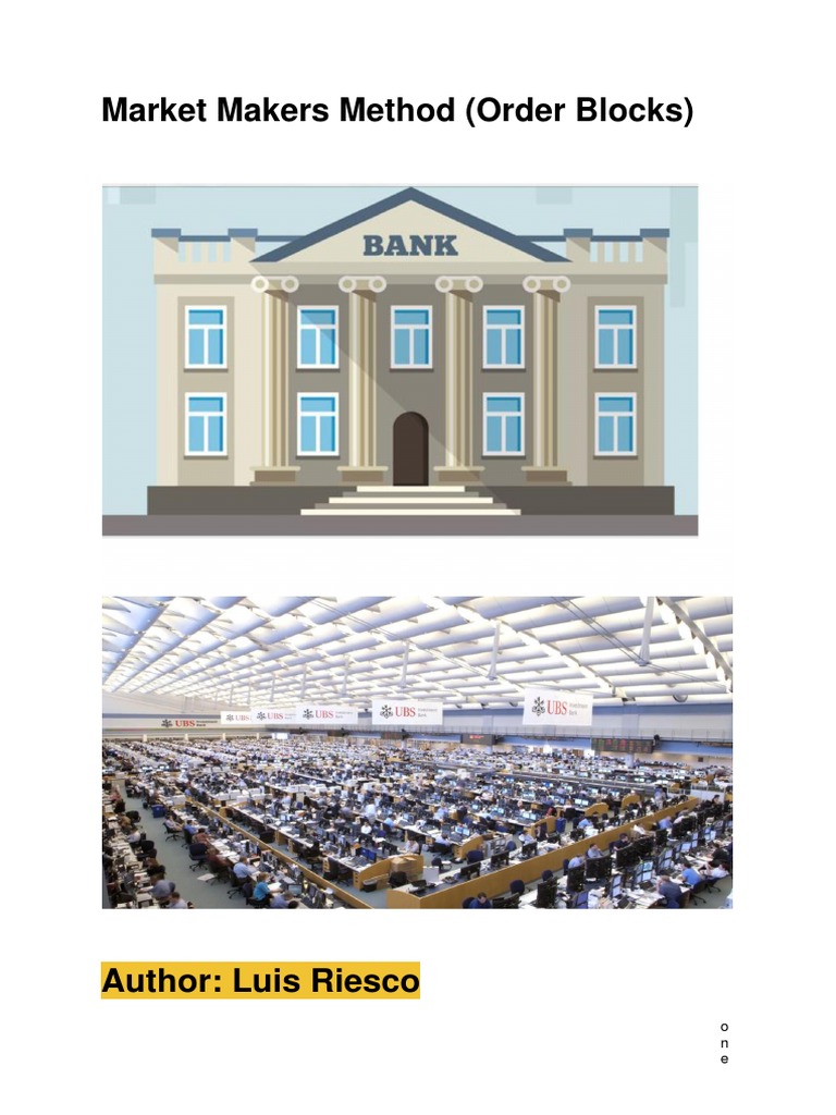 Market Makers Method (Order Blocks) English PDF | PDF | Day Trading ...