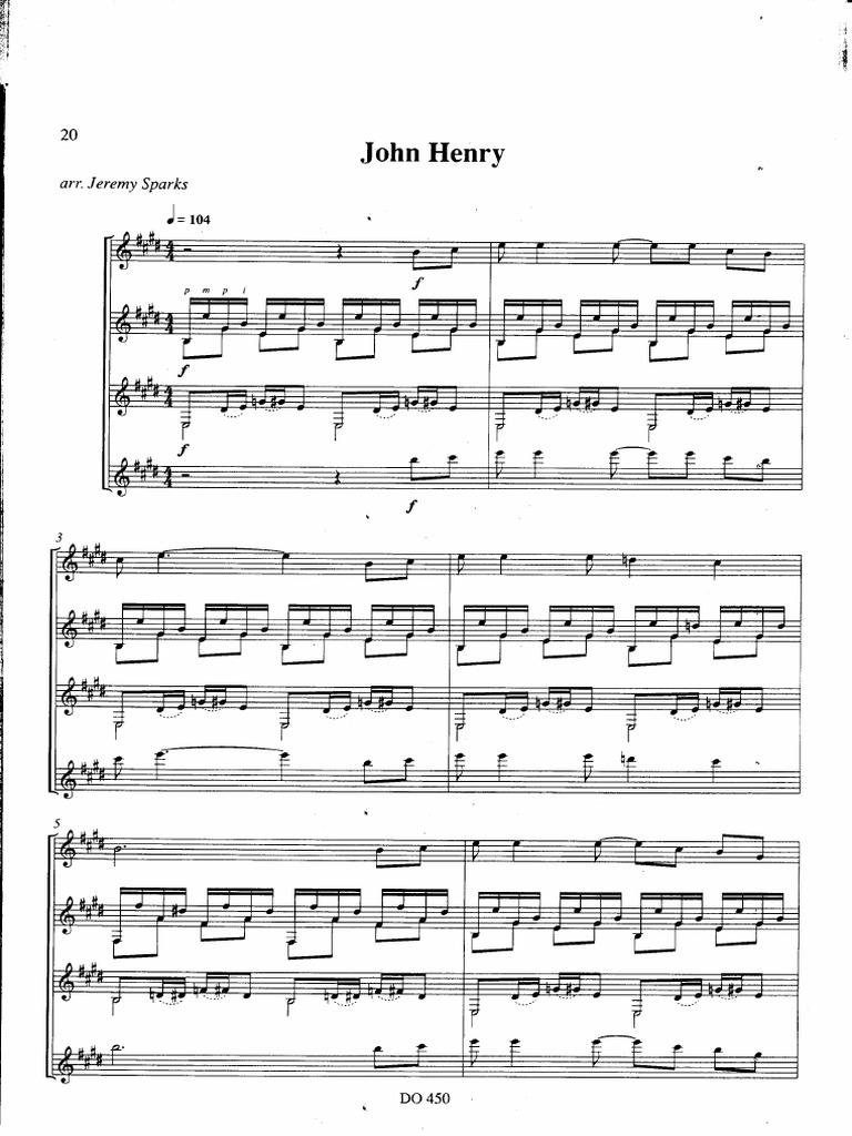 John Henry Quartet Guitar | Divertissement (Général) | Musique