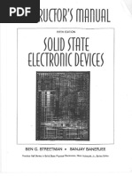 Solid State Electronic Devices 7th Edition Streetman Solutions Manual 1 | PDF | Teaching Methods ...