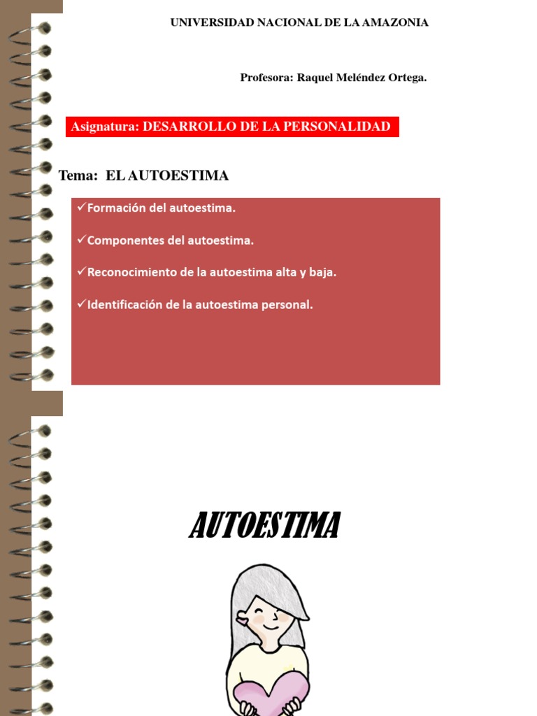 La Autoestima | PDF | Adultos | Sicología