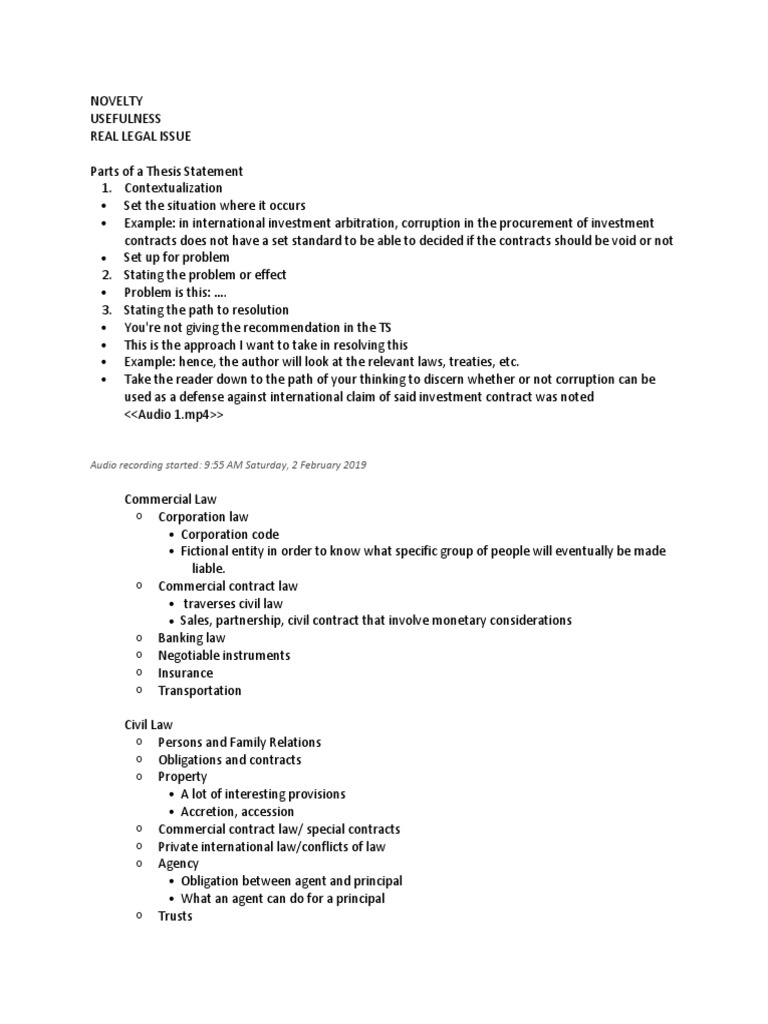 Legal Writing Notes | PDF | Arbitration | Law Of Agency