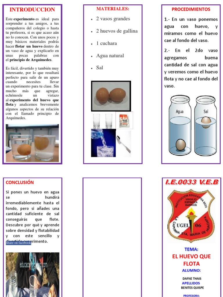 El Huevo Que Flota | PDF