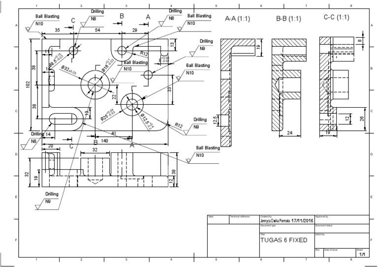 Tugas 6 Fixed Drawing v10 | PDF