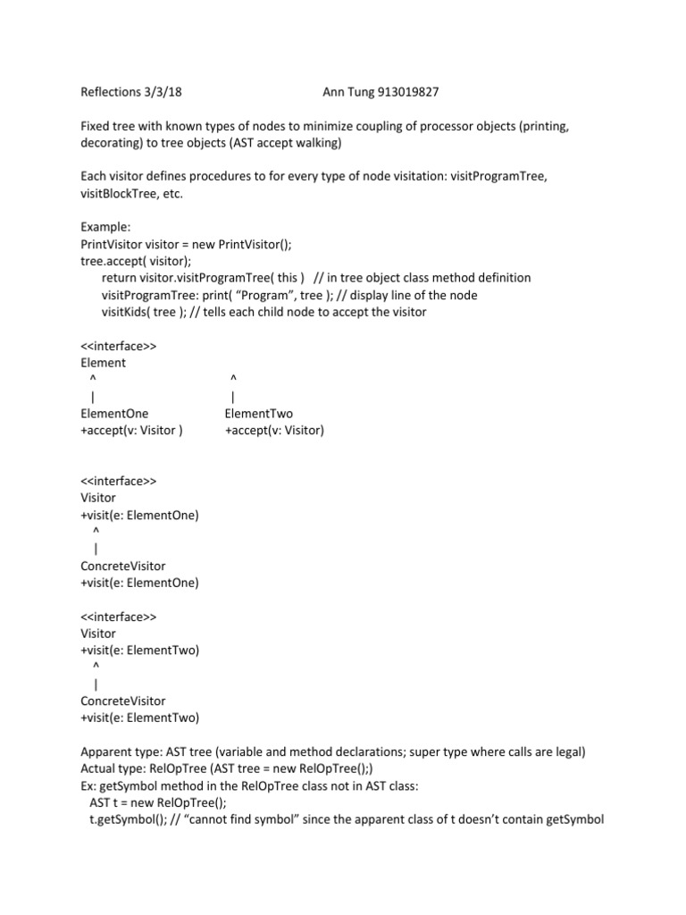 Reflections 3 | PDF | Method (Computer Programming) | Models Of Computation